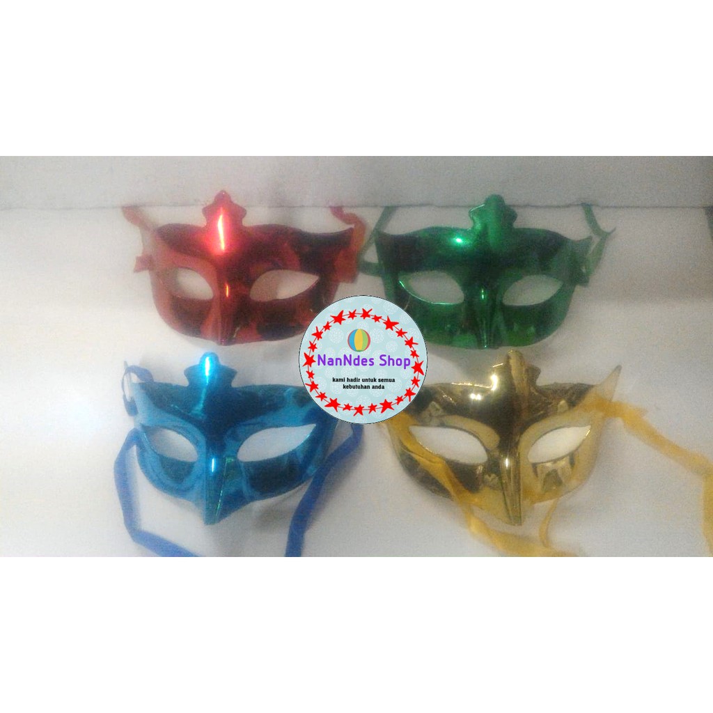 Jual Topeng Pesta Polos - Topeng Carnival- Masquerade Mask Party ...