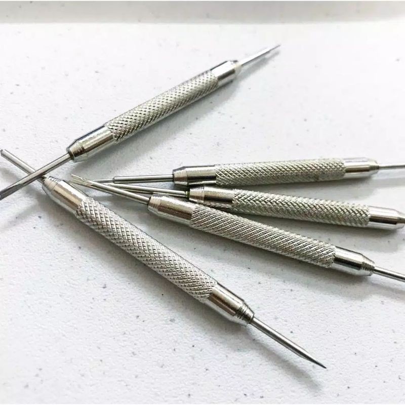 Jual obeng jam tangan/springbar remover alat pembuka strap jam tangan ...