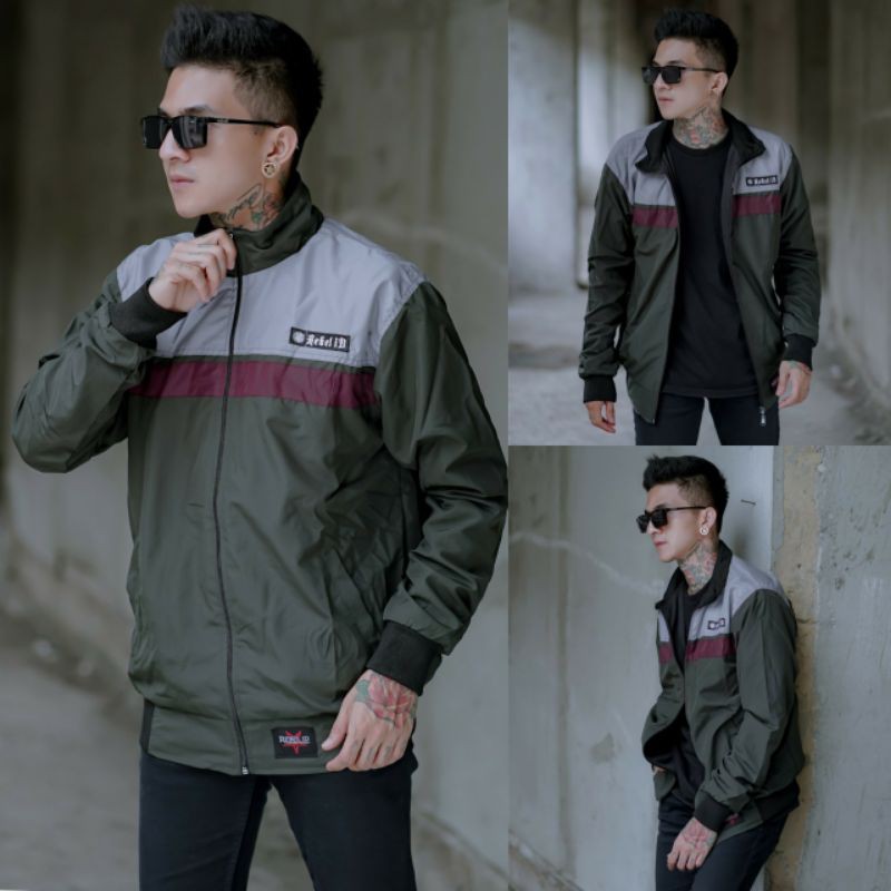 Jual Jaket Pria Kombinasi Original Rebel ID | Shopee Indonesia