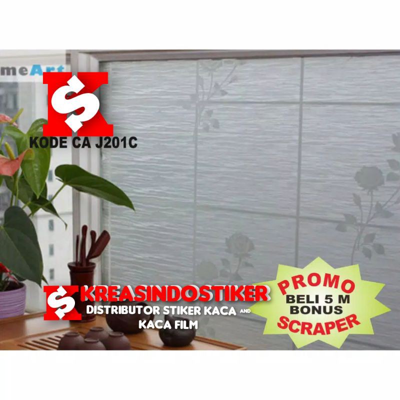 Jual Sticker Stiker Kaca Jendela Sandblast Motif Bunga Mawar | Shopee ...