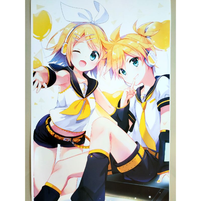 Jual Poster Kagamine Rin Len 1 Vocaloid Merchandise | Shopee Indonesia