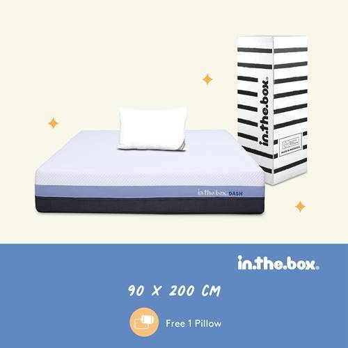 Jual IntheBox - Kasur Spring Bed Orthopedic Dash Free Bantal 90 X 200 ...