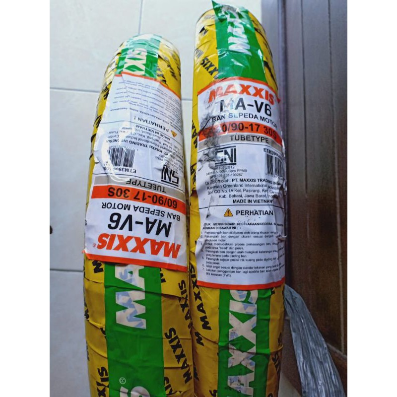 Jual BAN MAXXIS MA V6 uk. 70/90 - 17 . Ban Drag race / Ban cacing / Ban ...