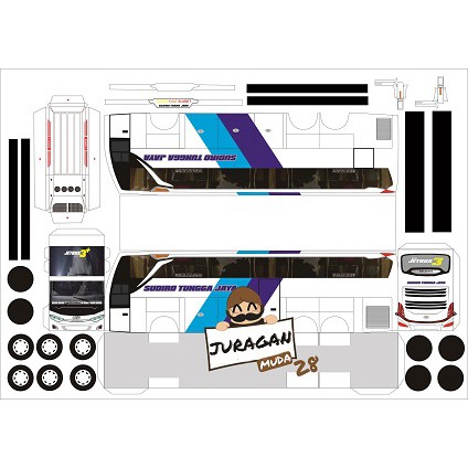Jual DIY Miniatur Bus STJ Anno Papercraft Lembaran | Shopee Indonesia