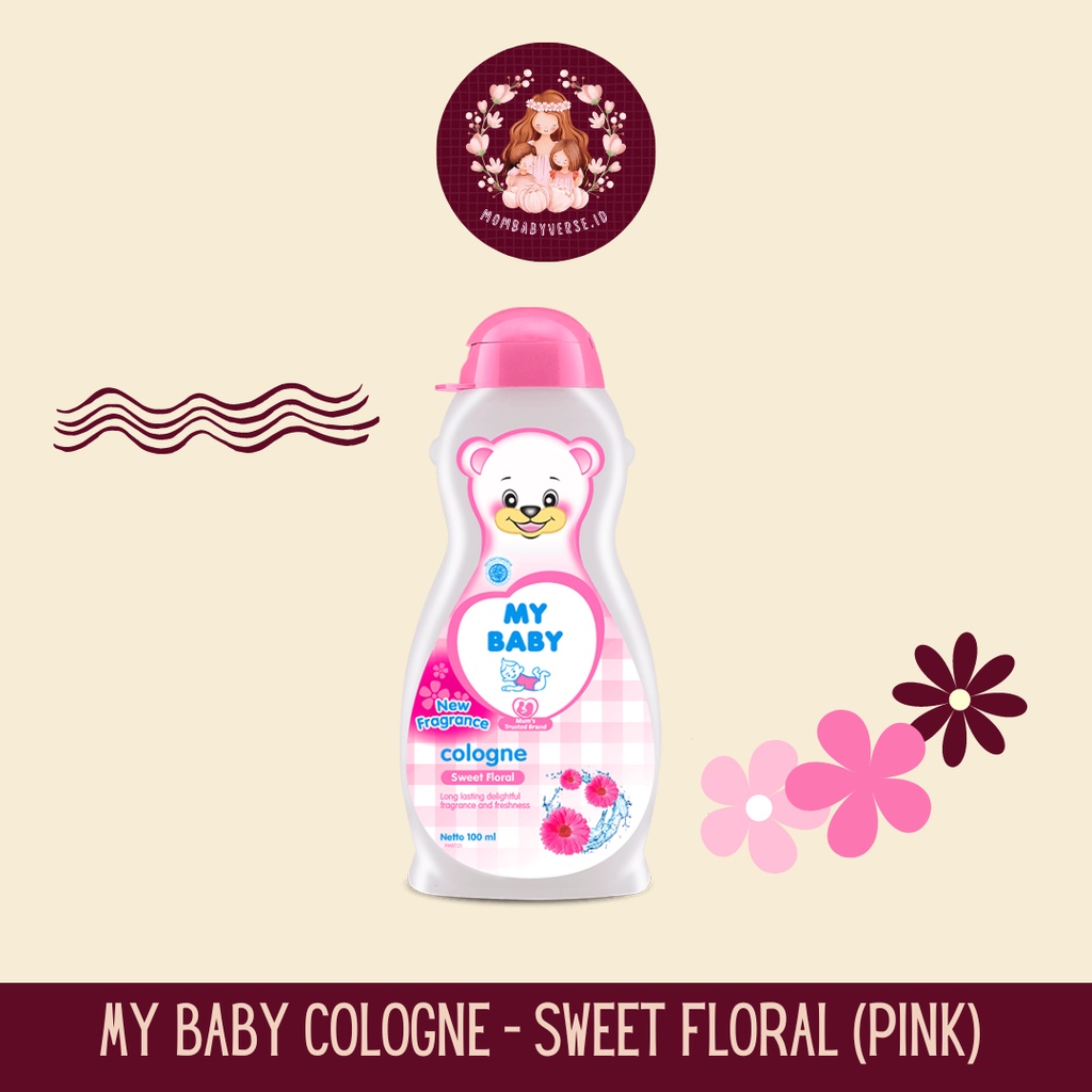 Jual MY BABY COLOGNE - SWEET FLORAL (PINK) | Shopee Indonesia