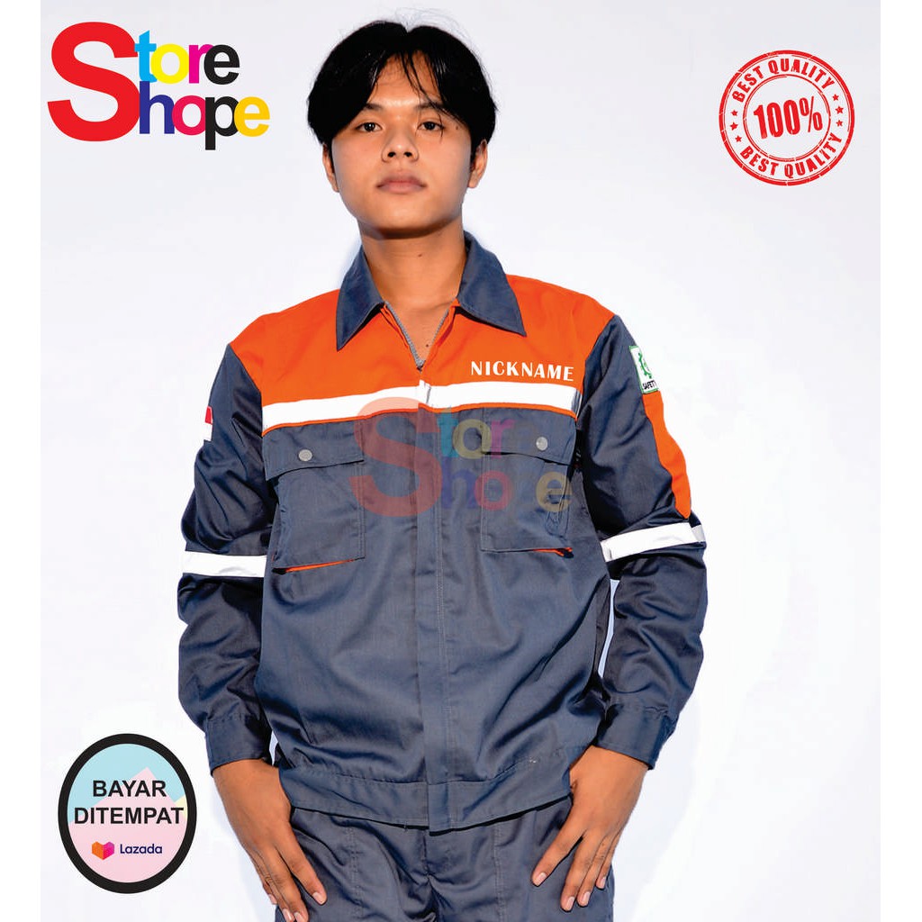 Jual Wearpack Safety Atasan Sablon Costume Nickname Dan Nama PT ...