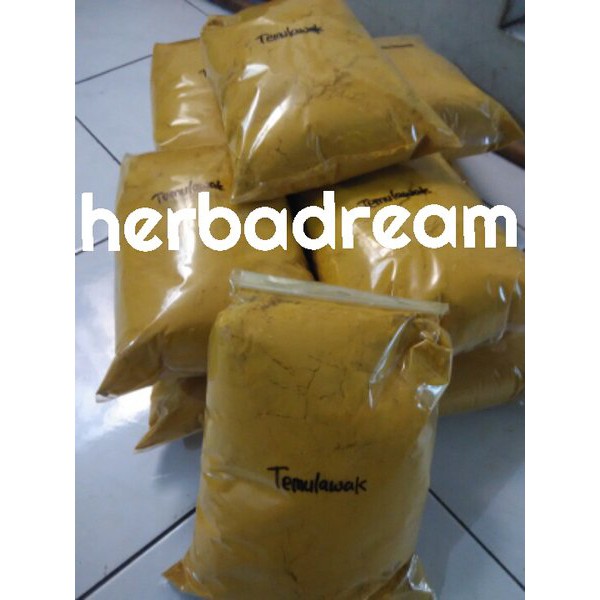 Jual 500 GRAM BUBUK TEMULAWAK TEMU LAWAK CURCUMA ZANTHORRIZHA JIAN ...