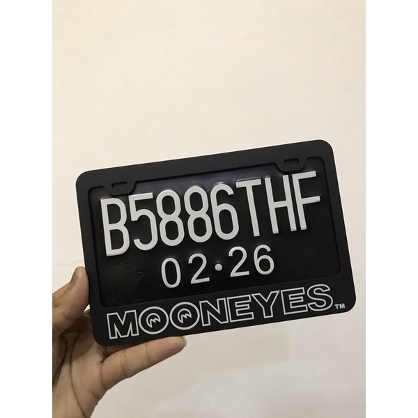 Jual License plate frame + custom plat nomor / frame plat nomor motor ...