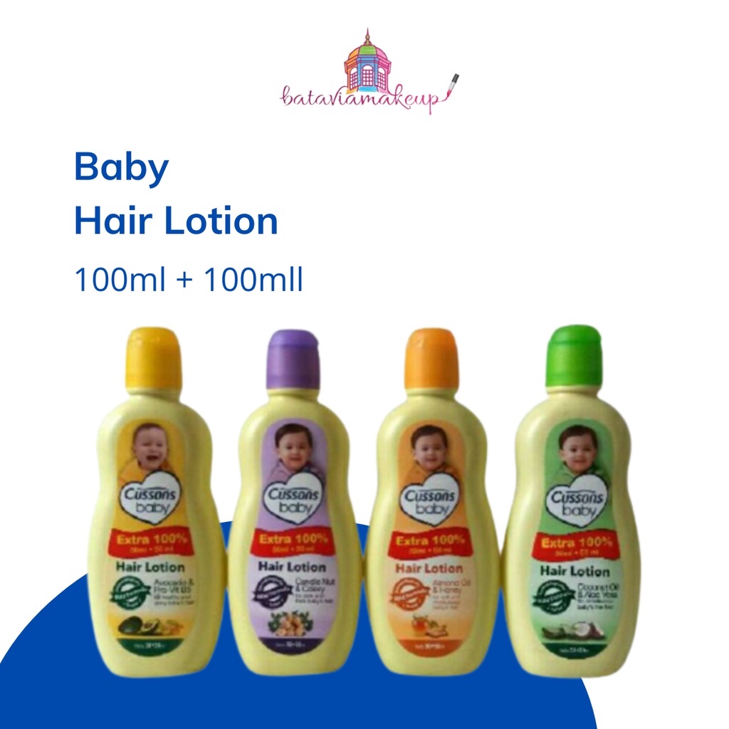 Jual Cussons Baby Hair Lotion 100ML Extra 100ML/Lotion Rambut Bayi ...