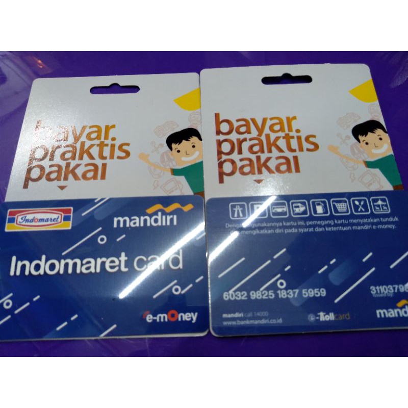 Jual INDOMARET CARD/E-MONEY/E-TOLL/FLAZZ TERMURAAHHH | Shopee Indonesia