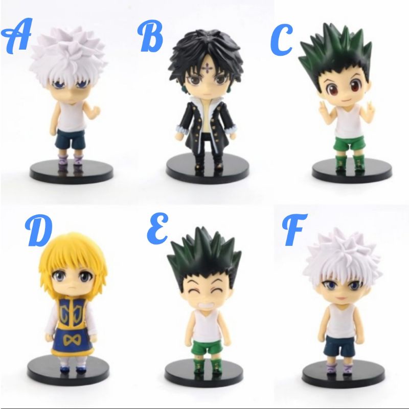 Jual Action Figure Hunter X Hunter Gon Freecss Killua Zoldyck Kurapika ...