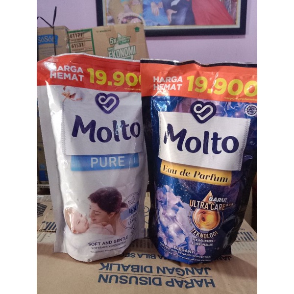 Jual MOLTO EAU DE PARFUM/PURE/ ALL IN ONE 680ML/650ML | Shopee Indonesia
