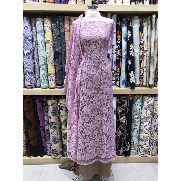 Jual Brokat Panel Cotton/Brokat Katun 8170 (Motif Florence) | Shopee ...