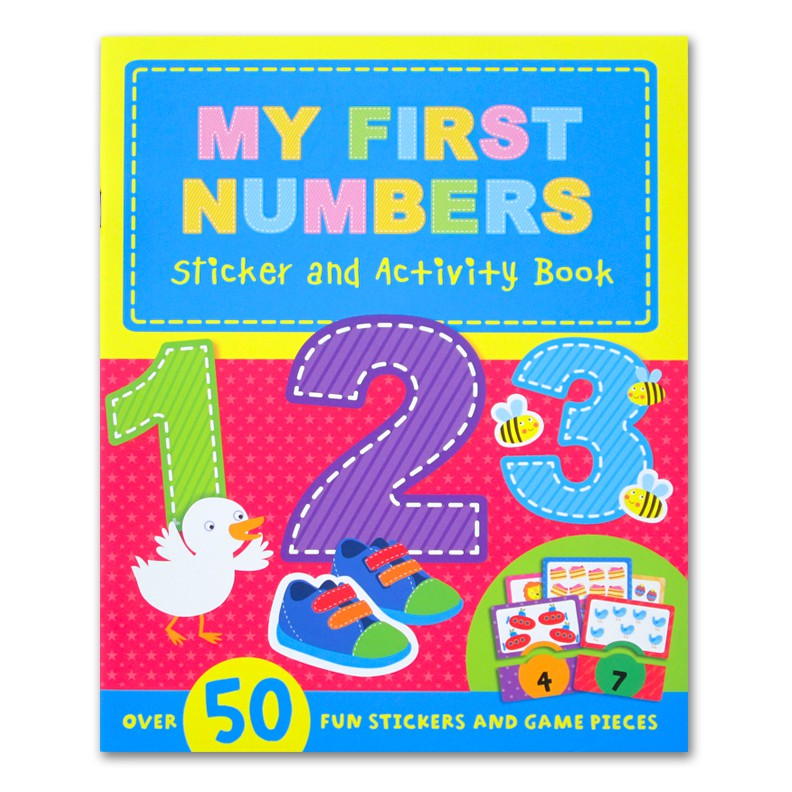 Jual BUKU ANAK MY FIRST NUMBER STICKER AND ACTIVITY BOOK OVER 50 FUN ...