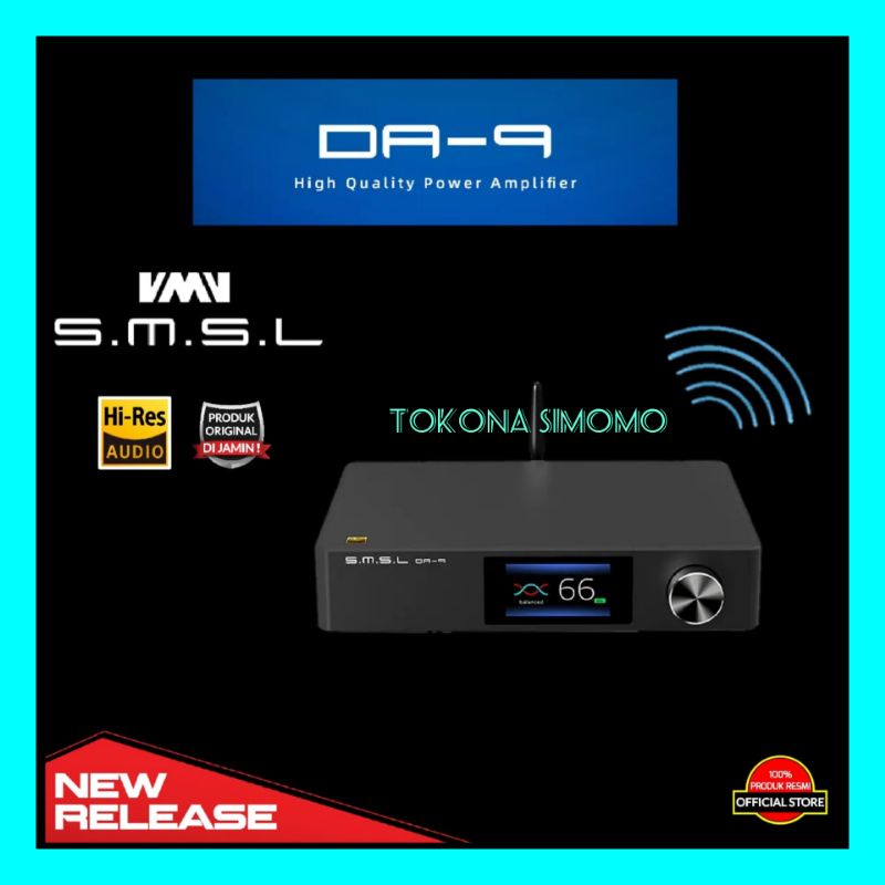 Jual SMSL DA9 / DA-9 / DA 9 Hi-Res Bluetooth Digital Amplifier Original ...