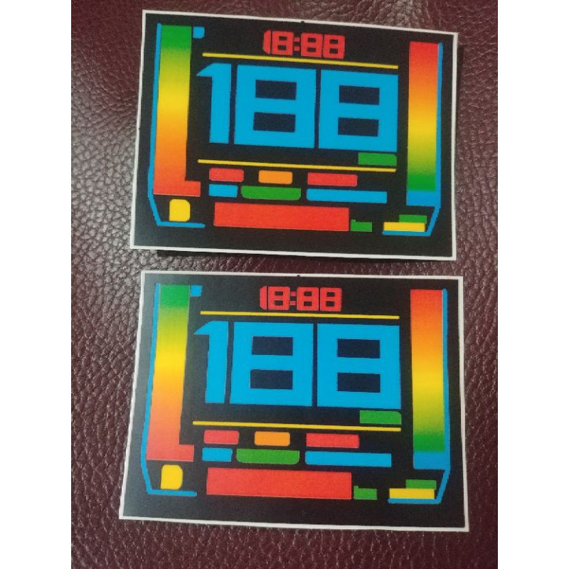 Jual Stiker warna lcd speedo nmax 2018 spido kotak modif mudah tempel ...