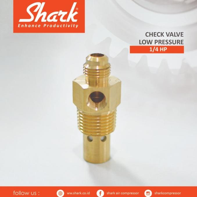 Jual Check Valve Kompressor 1/4 Hp Shark | Shopee Indonesia