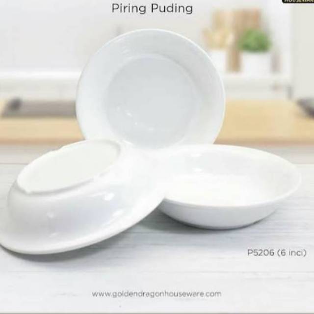 Jual Nice Quality | Piring 6 Inch (14,5cm)| Piring Kue | Piring Puding ...