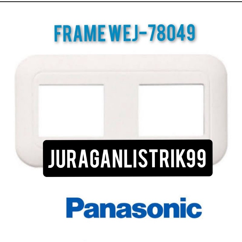 Jual PANASONIC FRAME SAKLAR PUTIH 2GANG 4DEVICE WEJ78049W | Shopee ...