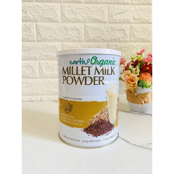 Jual Earth Organic Millet Milk powder 900g | Shopee Indonesia