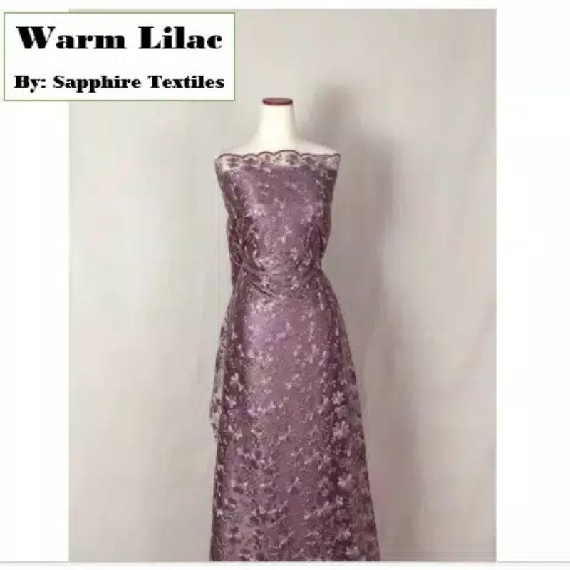 Jual 1/2 Meter kain kebaya Brukat Premium Tile Premium Murah Dan Bagus ...