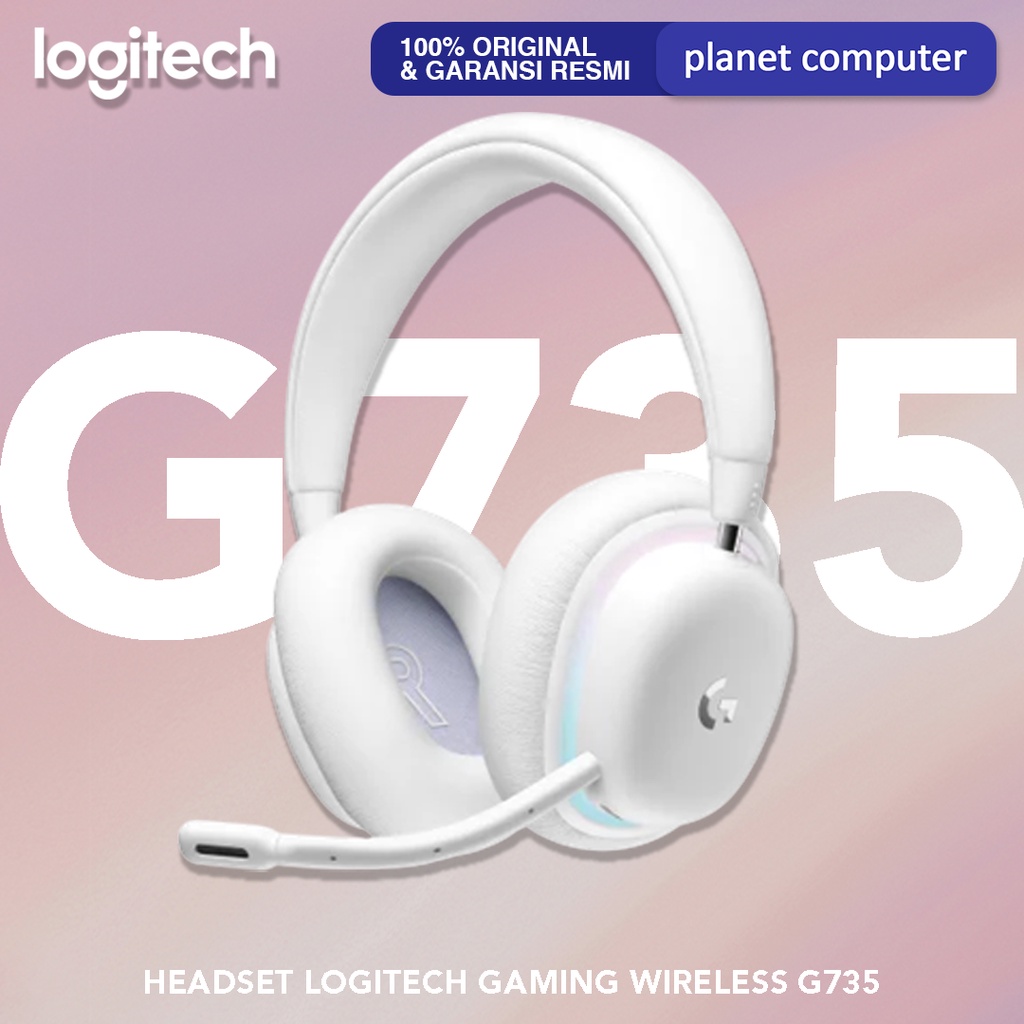 Jual Headset Logitech G735 Aurora Wireless Gaming G 735 Garansi Resmi ...