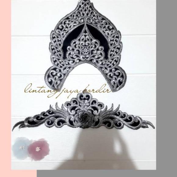 Jual 국 Renda bordir siger mahkota wayang plus acc bunga | Shopee Indonesia