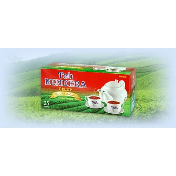 Jual TEH BENDERA CELUP box isi 25 | Shopee Indonesia