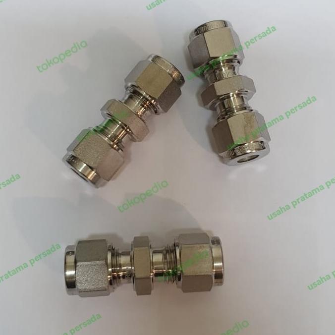 Jual Union Connector Tubing 12 mm OD SS316 usahaprat44 Diminati Banget ...