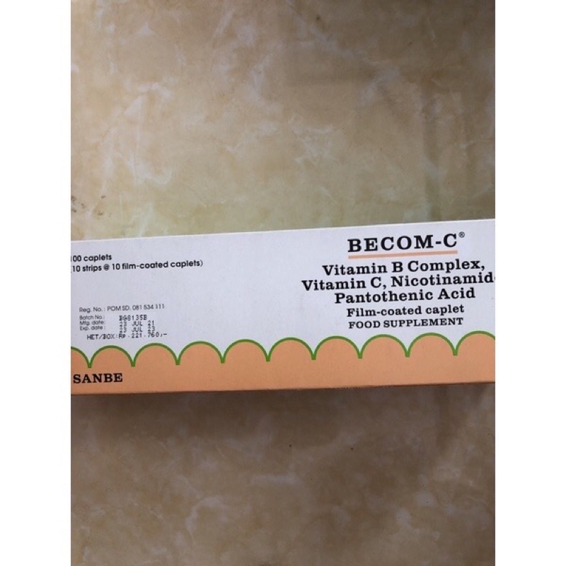 Jual BECOM C multivitamin box | Shopee Indonesia