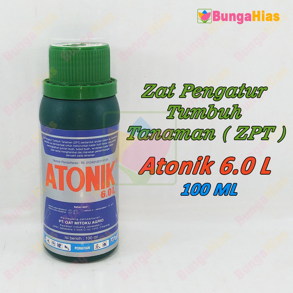 Jual Atonik 6,0 L 100 ML Hormon ZPT Zat Pengatur Tumbuh Tanaman Daun ...