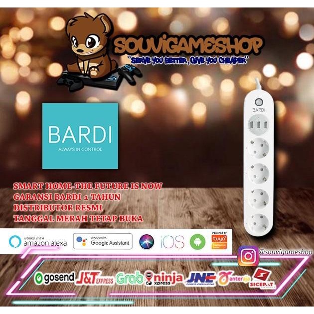 Jual BARDI Smart Extention Power Strips (Smart Stop Kontak, WIFI) | Shopee Indonesia