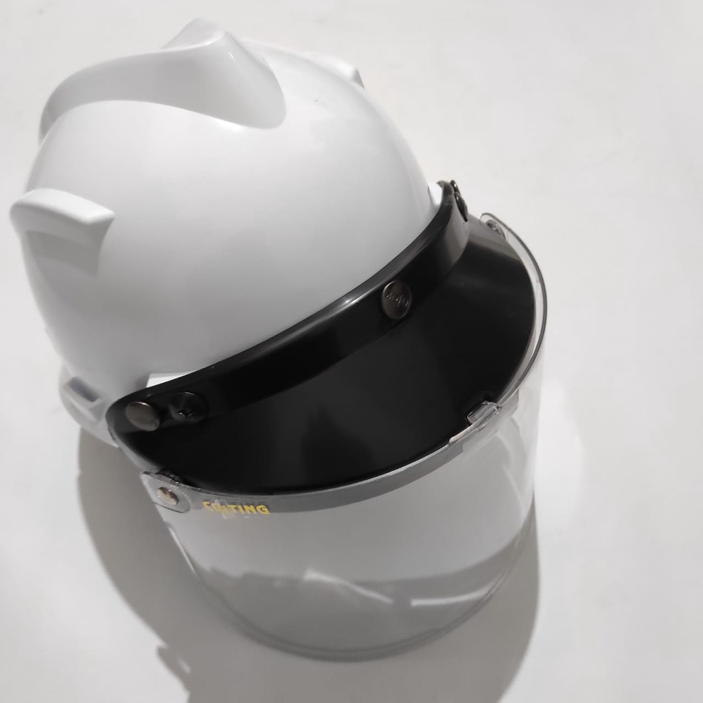 Jual HELM FACE SHIELD APD SAFETY ANTI DROPLET PELINDUNG MUKA ...