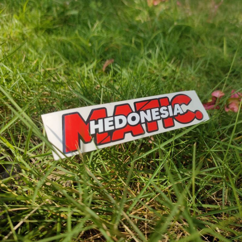 Jual STICKER MATIC HEDONESIA MERAH PUTIH | Shopee Indonesia