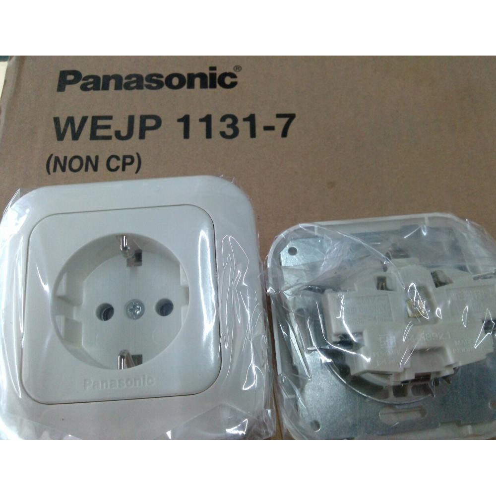 Jual PANASONIC Stop Kontak IB Non CP WEJP 1131-7 panasonic | Shopee ...
