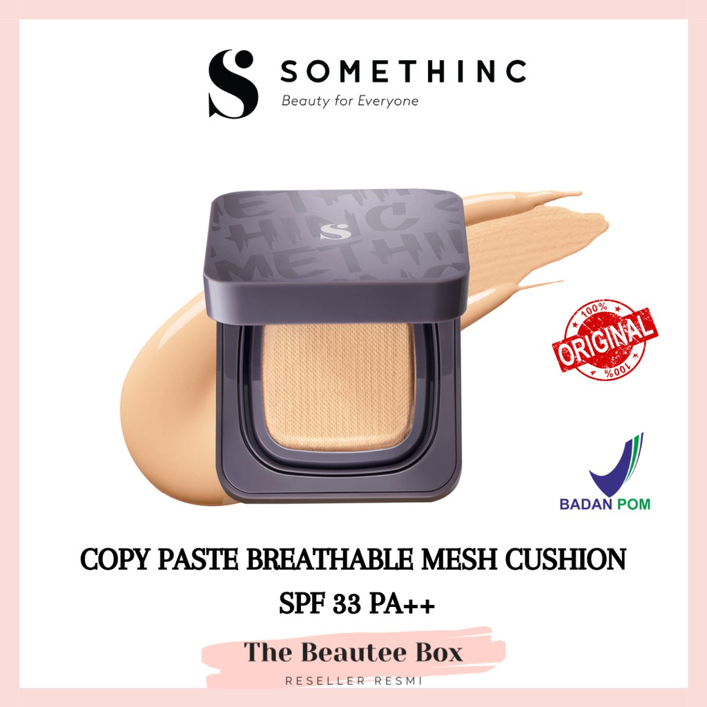 Jual Somethinc Copy Paste Breathable Mesh Cushion SPF 33 PA++ | Refill ...