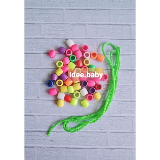 Jual mainan edukasi meronce manik | Shopee Indonesia