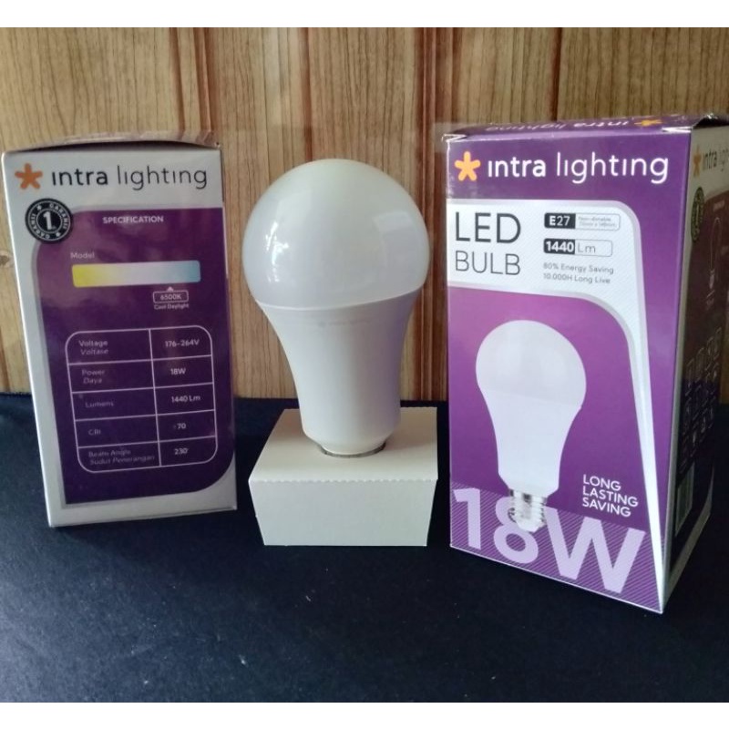Jual Lampu led Lampu intra light Lampu light 18 watt led bulb | Shopee ...