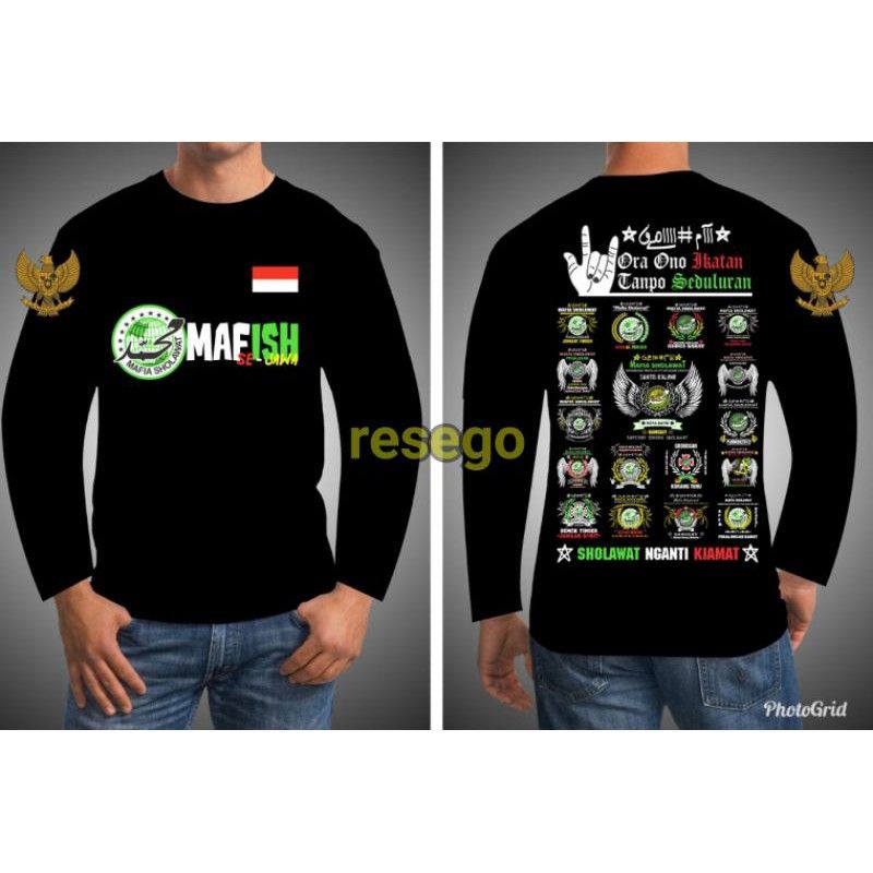 Jual Kaos Baju Santri Mafia Sholawat Indonesia Mafish Majelis ...