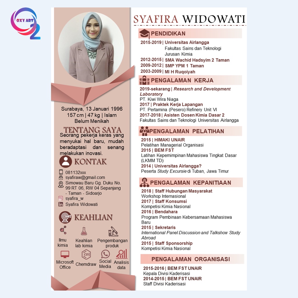 Jual CV (curriculum vitae) | Shopee Indonesia