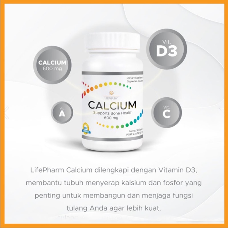 Jual PROMO LIFEPHARM Calcium D3 | Shopee Indonesia