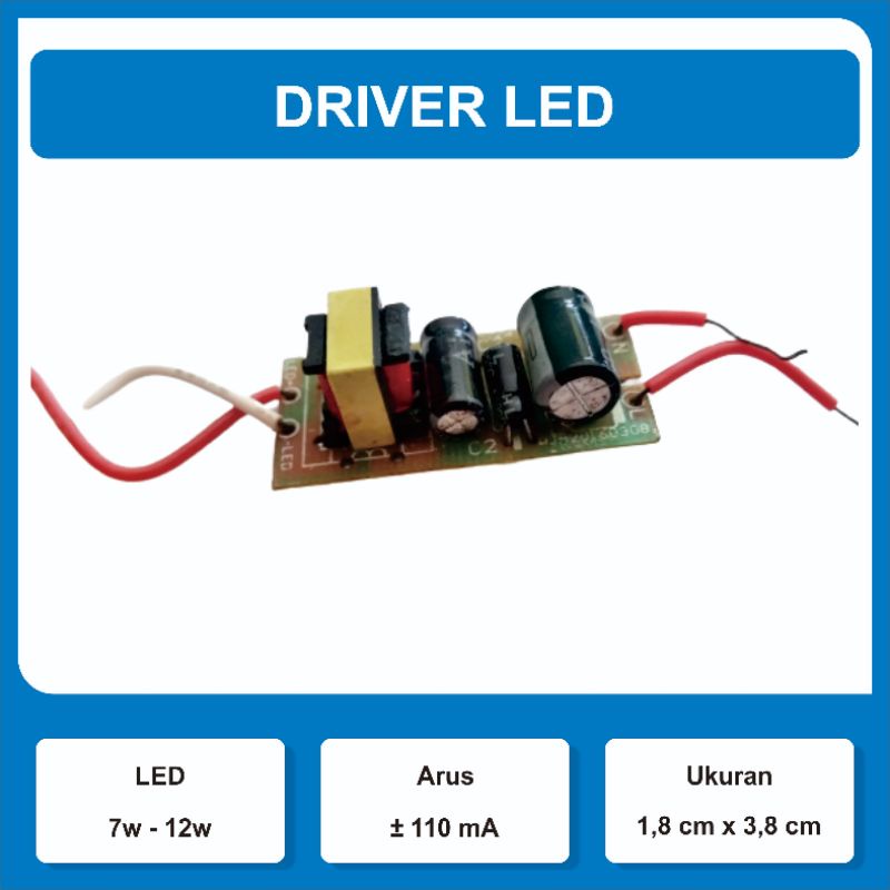 Jual Driver LED 7w - 12w 110mA | Shopee Indonesia