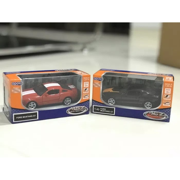 Jual APOLO METAL SPEED ZONE 1:43 FORD MUSTANG GT KOLEKSI METAL DIECAST ...