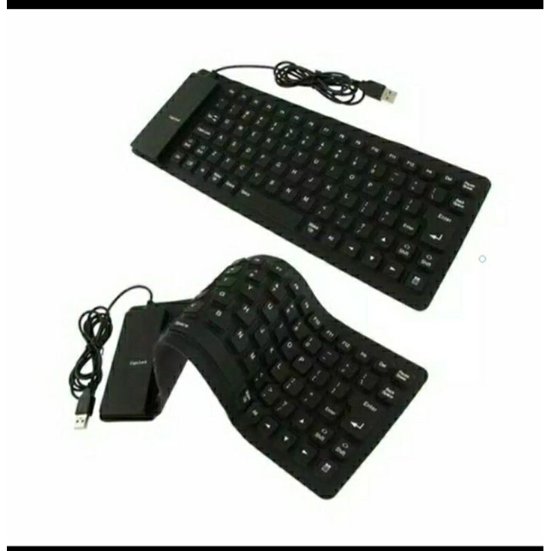 Jual Keyboard Flexible Kecil Anti Air - Keyboard Lipat | Shopee Indonesia