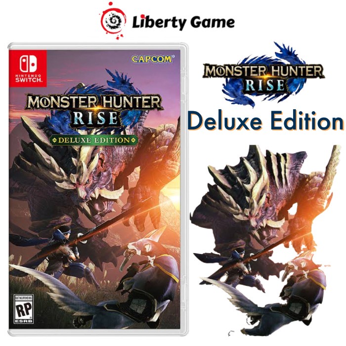 Jual Nintendo Switch Monster Hunter Rise Deluxe Edition / MH (USA ...