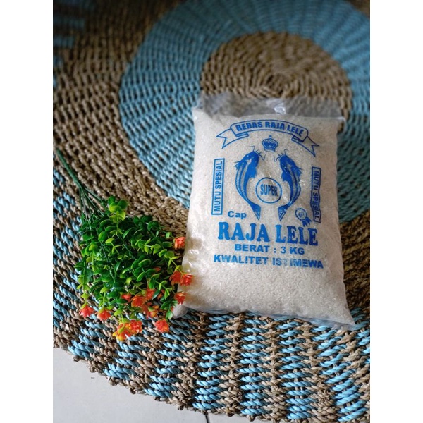 Jual beras raja lele kemasan 3kg murah beras murah beras 3kg murah ...