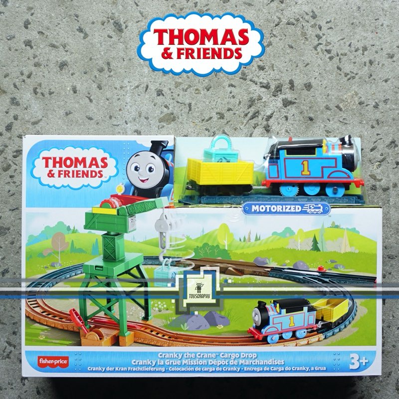 Jual Thomas & Friends Cranky the Crane Cargo Drop Motorized Pick Up ...