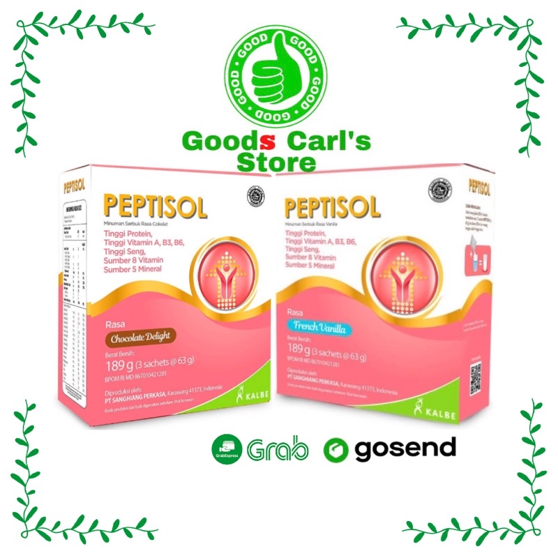 Jual Peptisol Susu Nutrisi untuk orang sakit, ibu hamil, berat 189gram ...