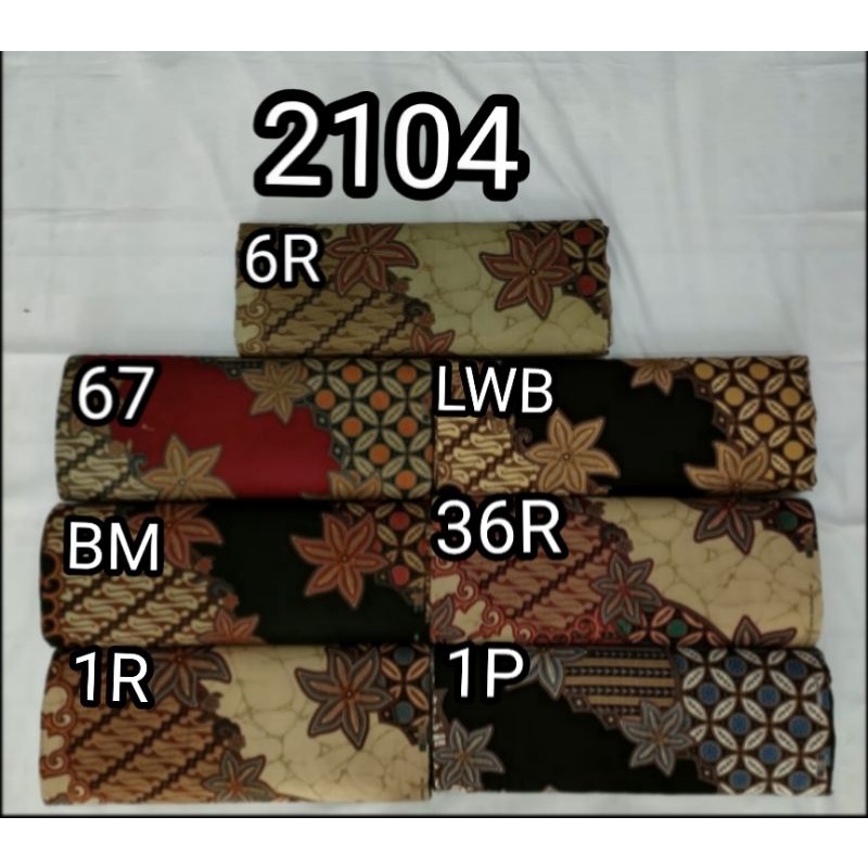 Jual Kain Batik Katun Batu Raden (2104). Bahan Batik Gusti Buwono Motif Lereng Kawung Per 1 ...