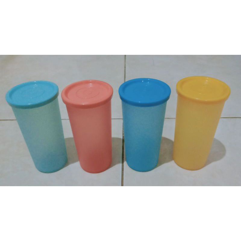 Jual Gelas mini tumbler 175 ml tupperware warna warni eceran 1pcs ...